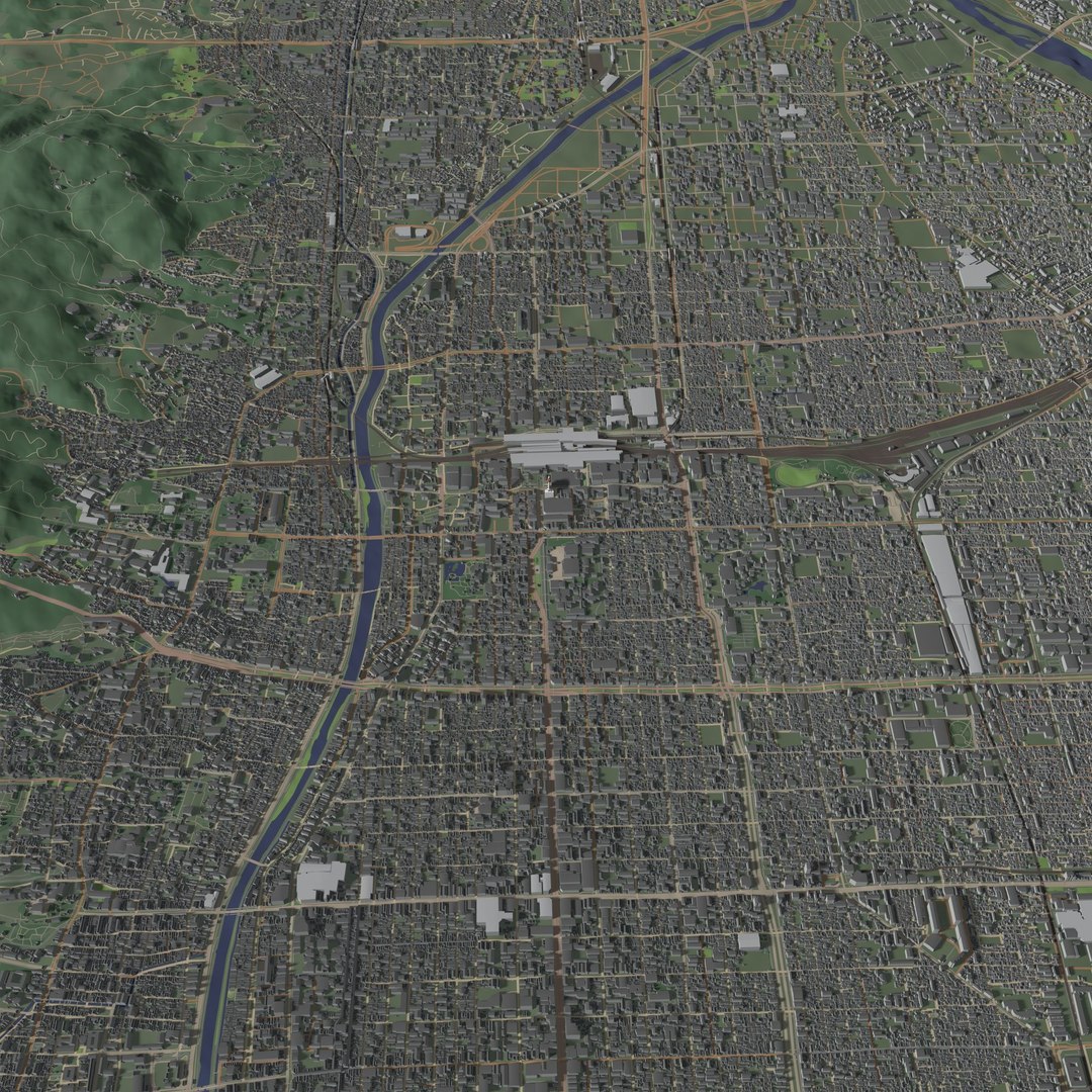 Kyoto Japan - City And Urban 3D Model - TurboSquid 2223732