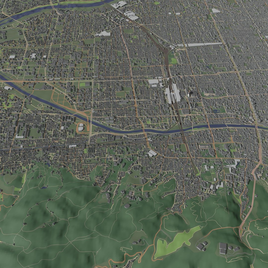 Kyoto Japan - City And Urban 3D Model - TurboSquid 2223732