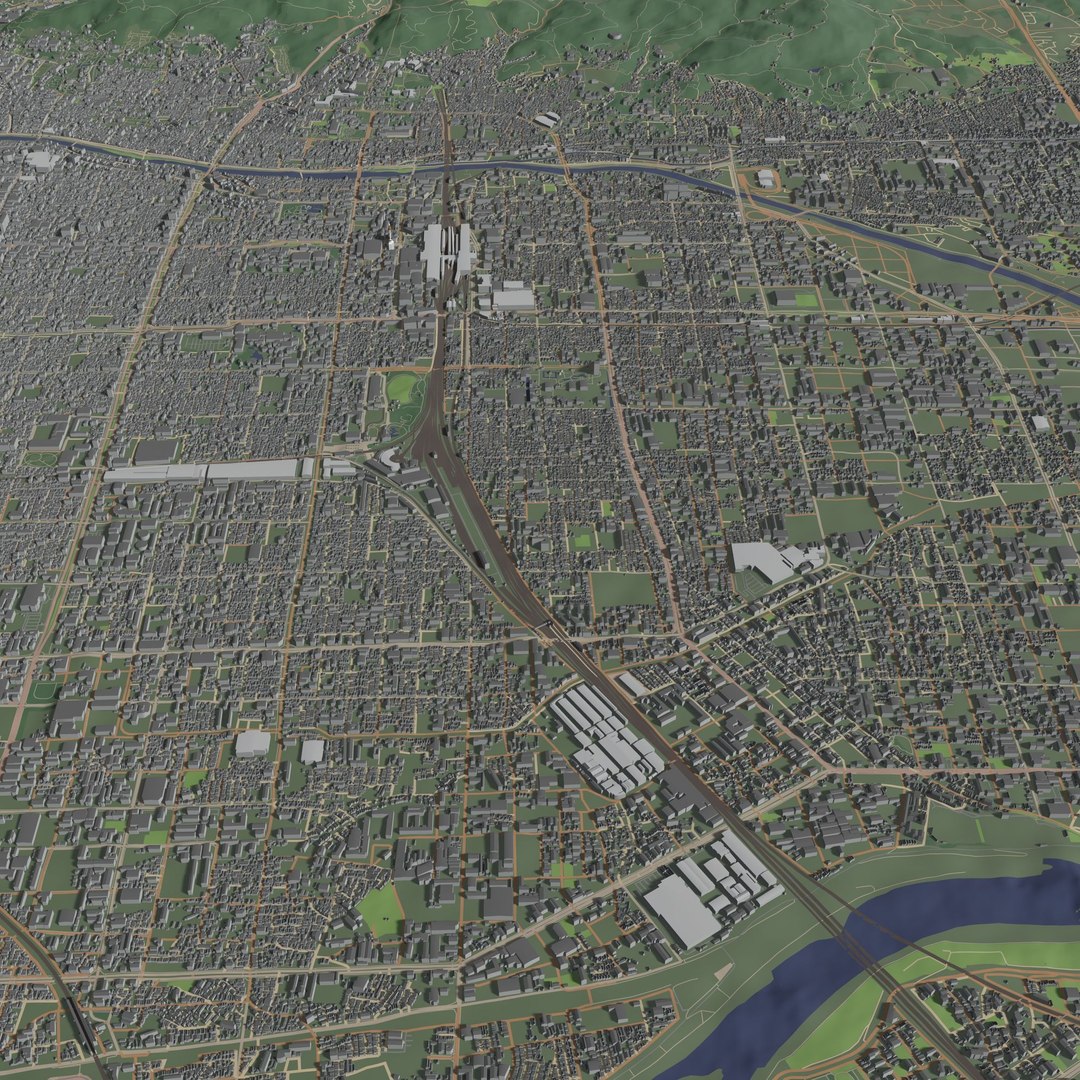 Kyoto Japan - City And Urban 3D Model - TurboSquid 2223732