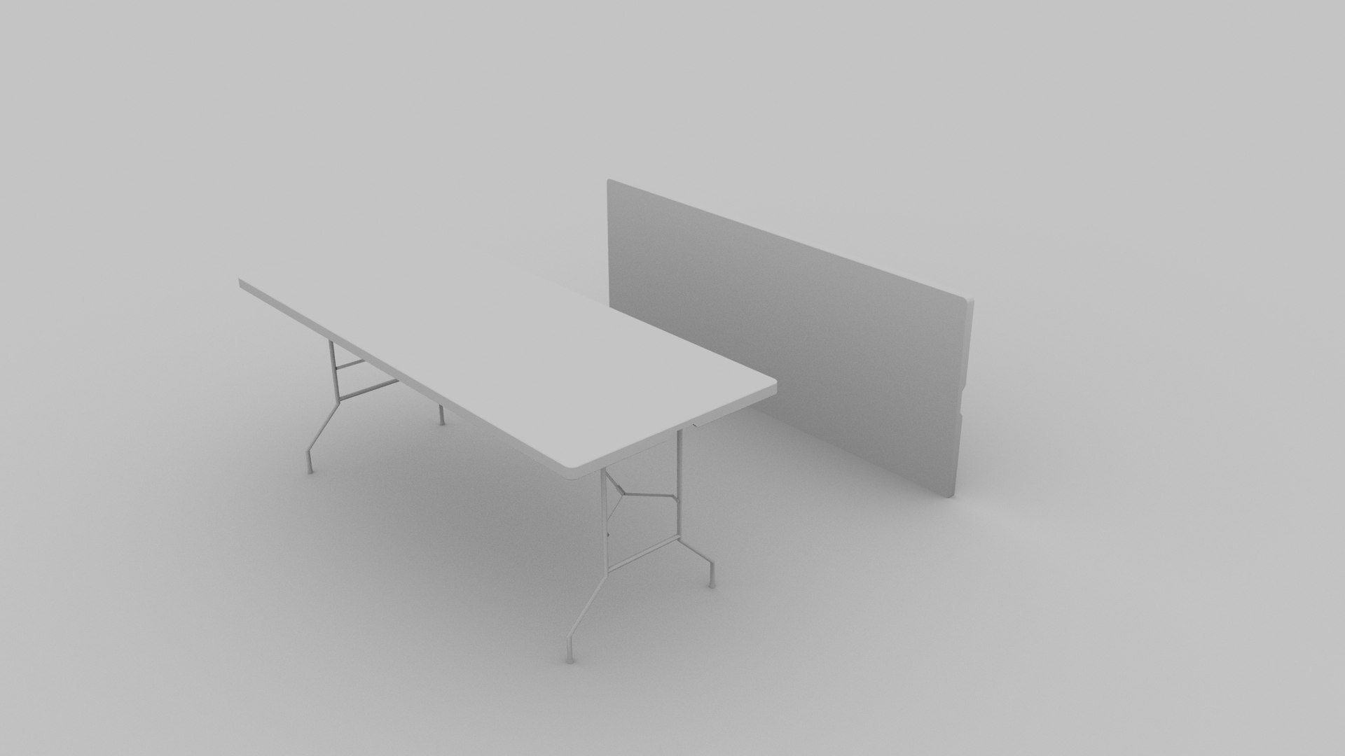 Folding Table Model - TurboSquid 2352991