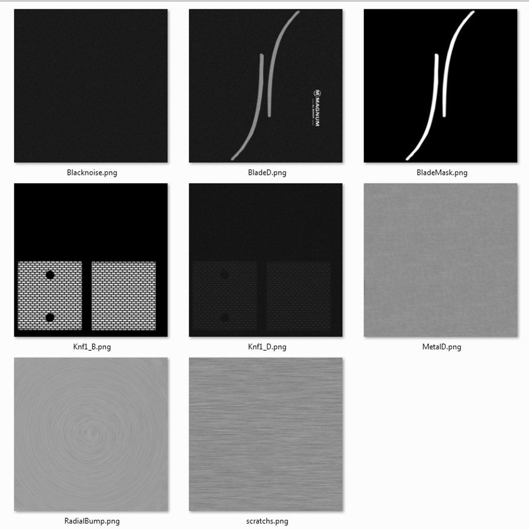 Magnum Knife 1 3d 3ds