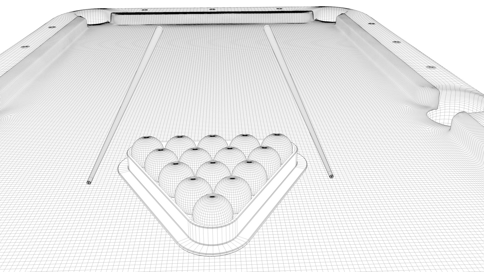 3D Model Billiard Table - TurboSquid 1743621