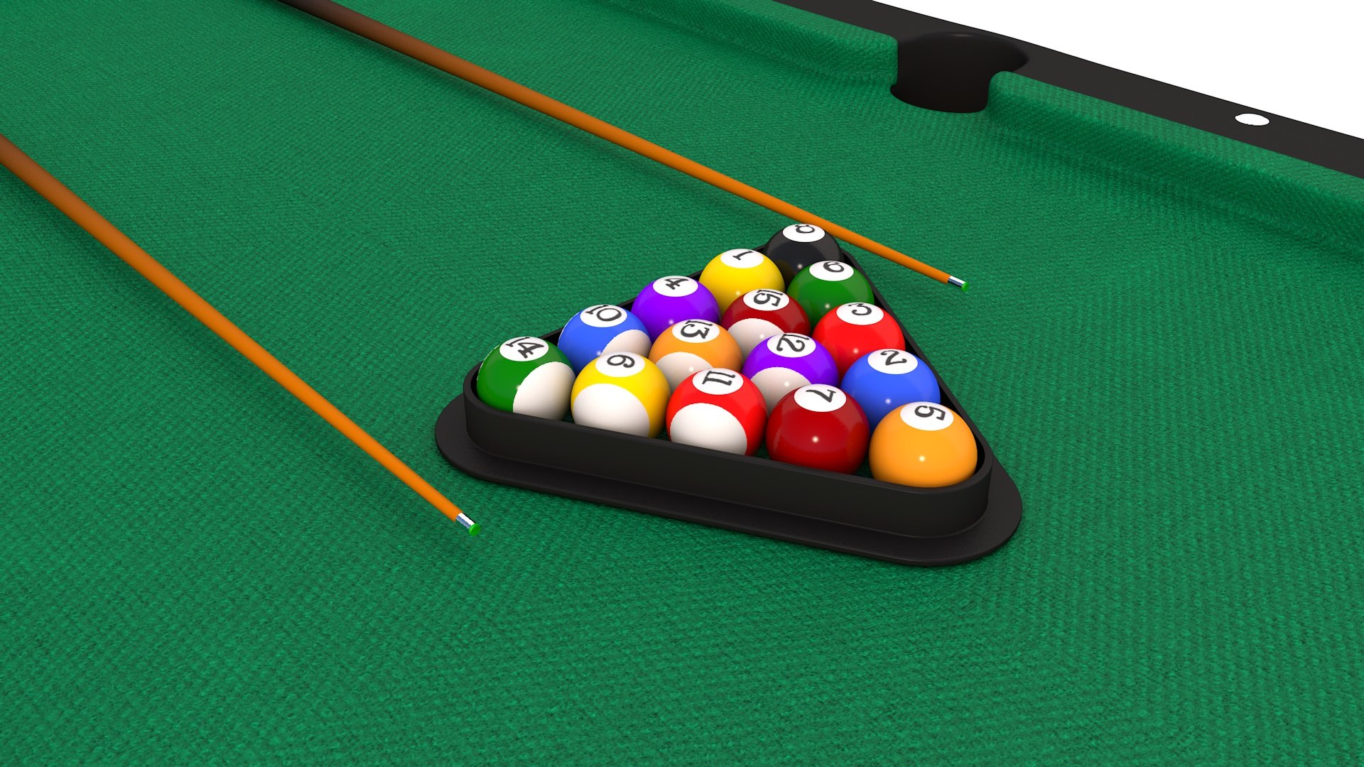 3D Model Billiard Table - TurboSquid 1743621