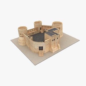 Low Poly Fortress 3D Models For Download | TurboSquid