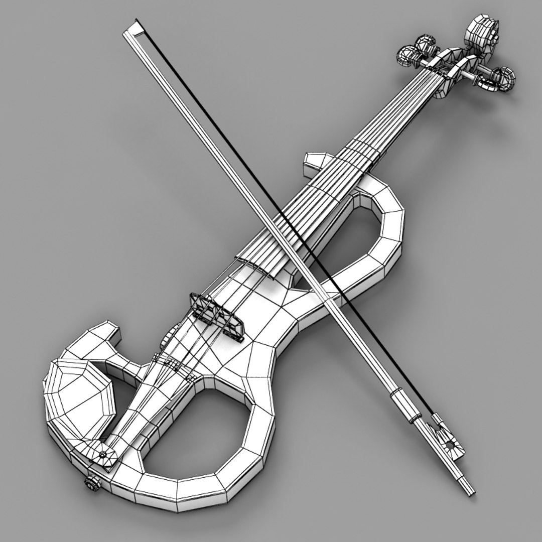 Electric Violin 3d Model