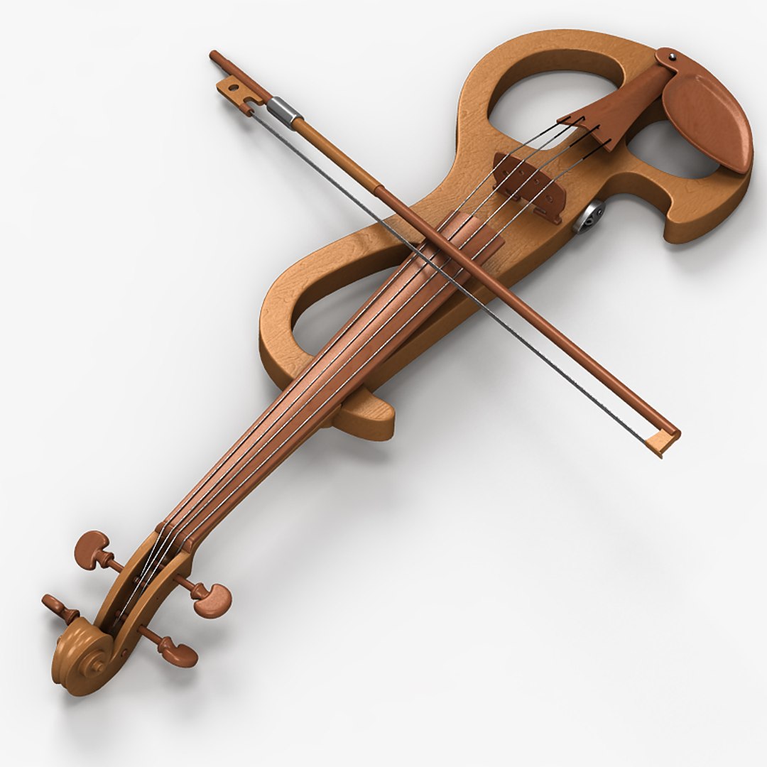 Electric Violin 3d Model