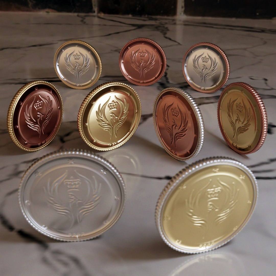 Metallic Coin08 Model - TurboSquid 1994417