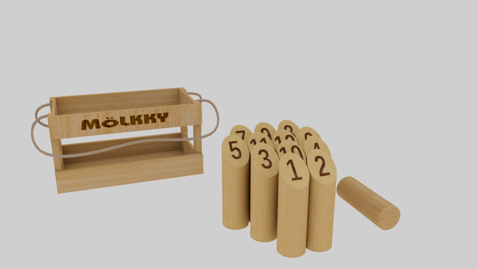 modelo 3d Molkky Game - TurboSquid 2068300