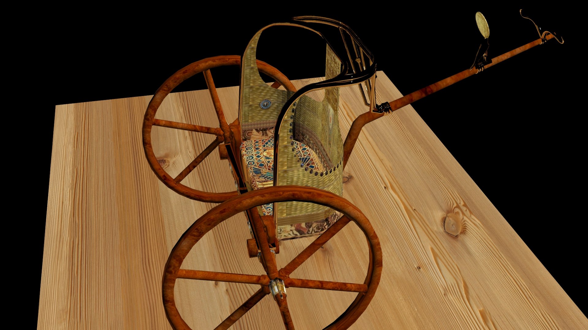 King Tut Chariot Model - TurboSquid 2057423