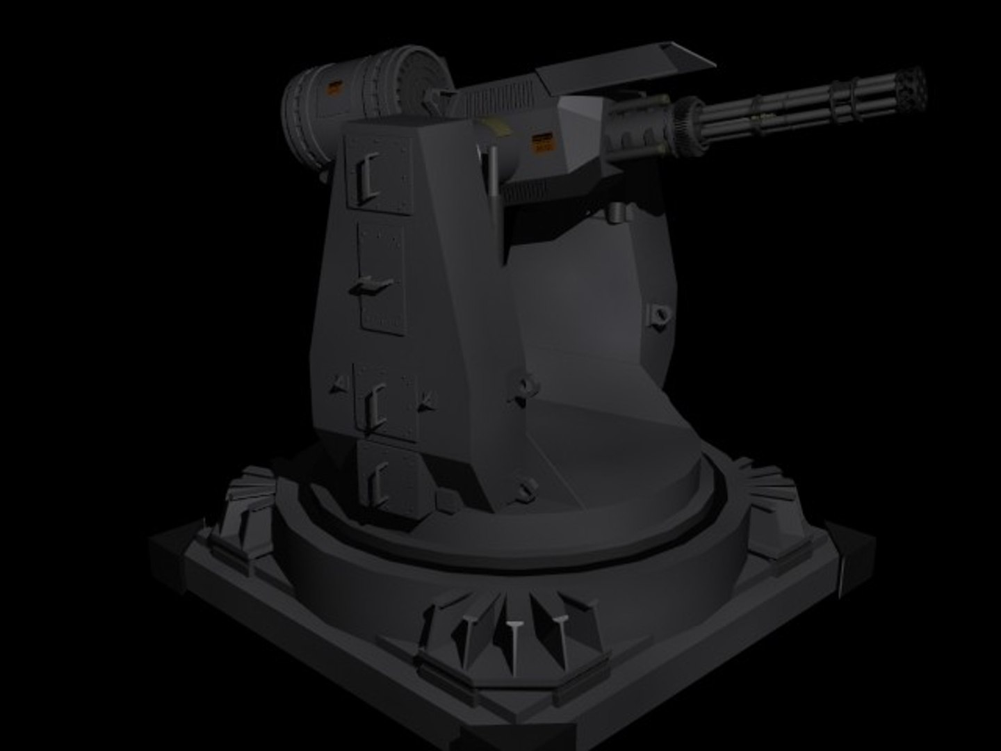 3d model ams turret