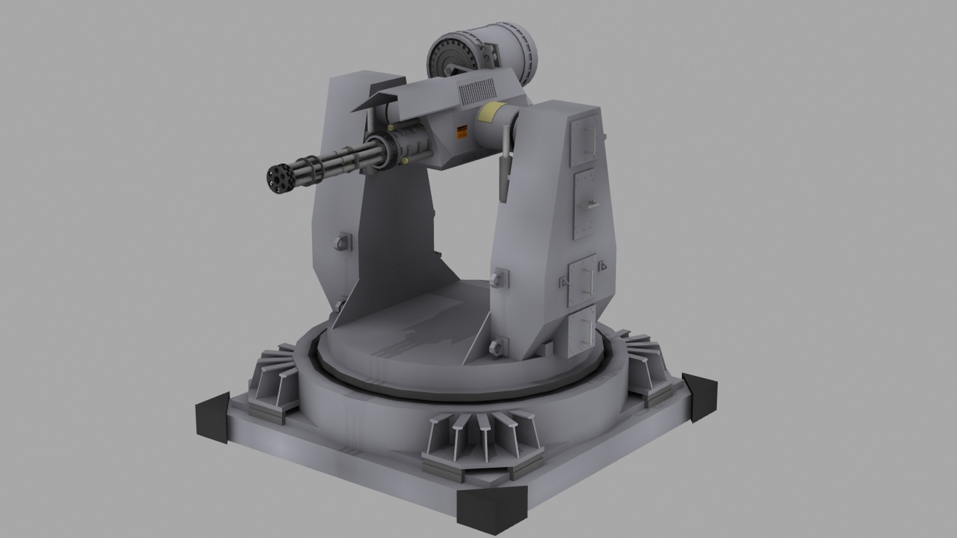 3d model ams turret