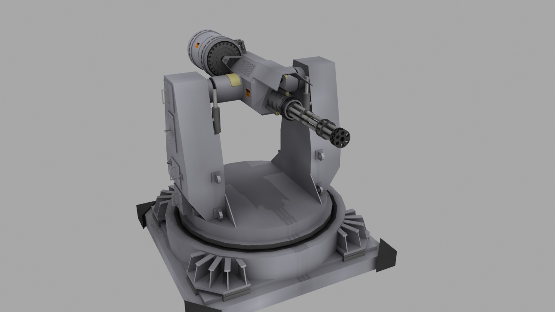 3d model ams turret