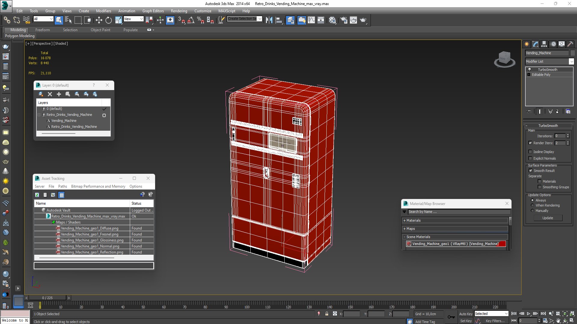 Retro Drinks Vending Machine 3D Model - TurboSquid 2127774