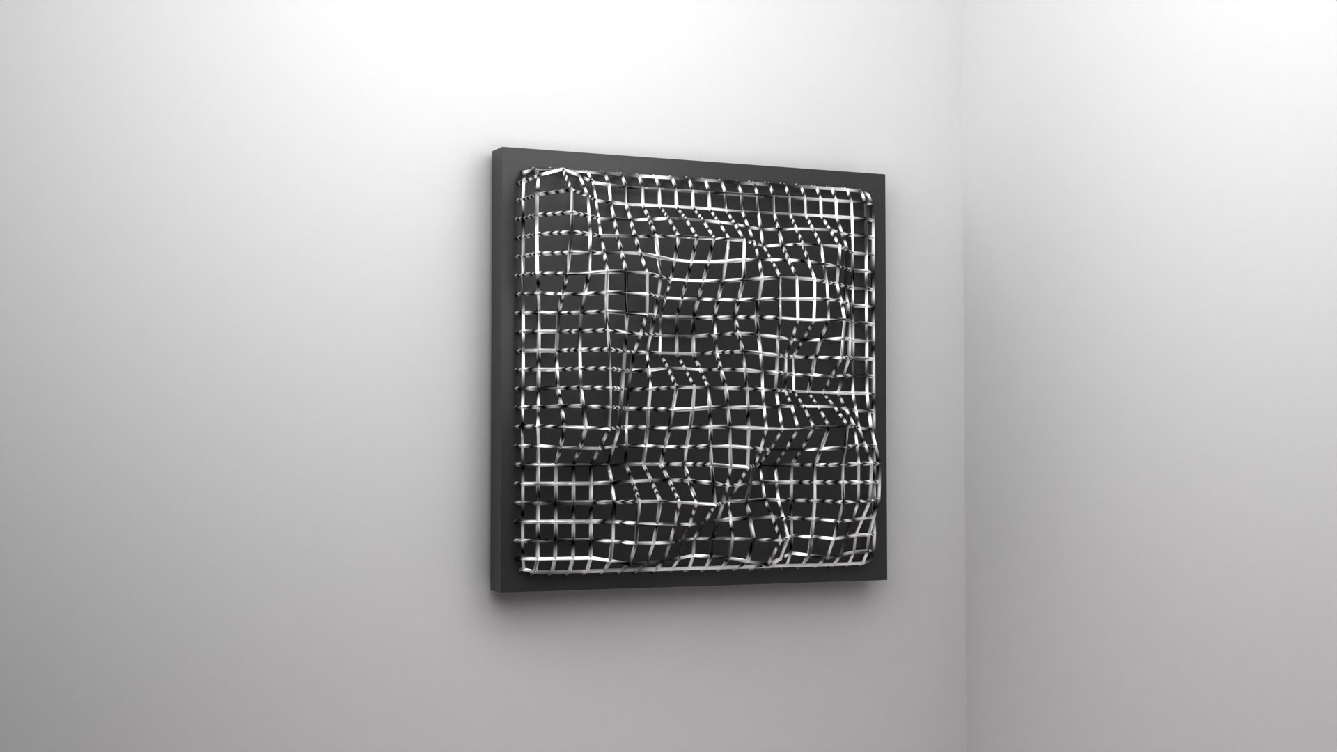 Wall Decoraton Monochrome Collection 3D - TurboSquid 2064495