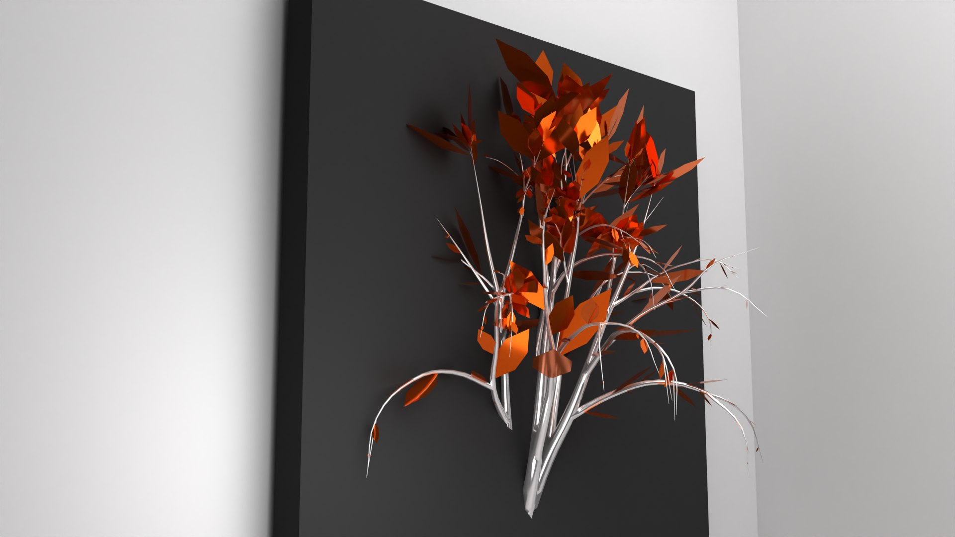 Wall Decoraton Monochrome Collection 3D - TurboSquid 2064495