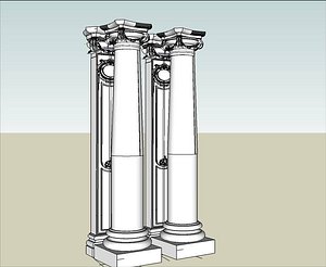 SketchUp Column Models | TurboSquid