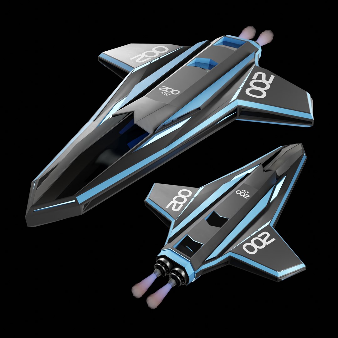3D Space Ship Aly Model - TurboSquid 1946684
