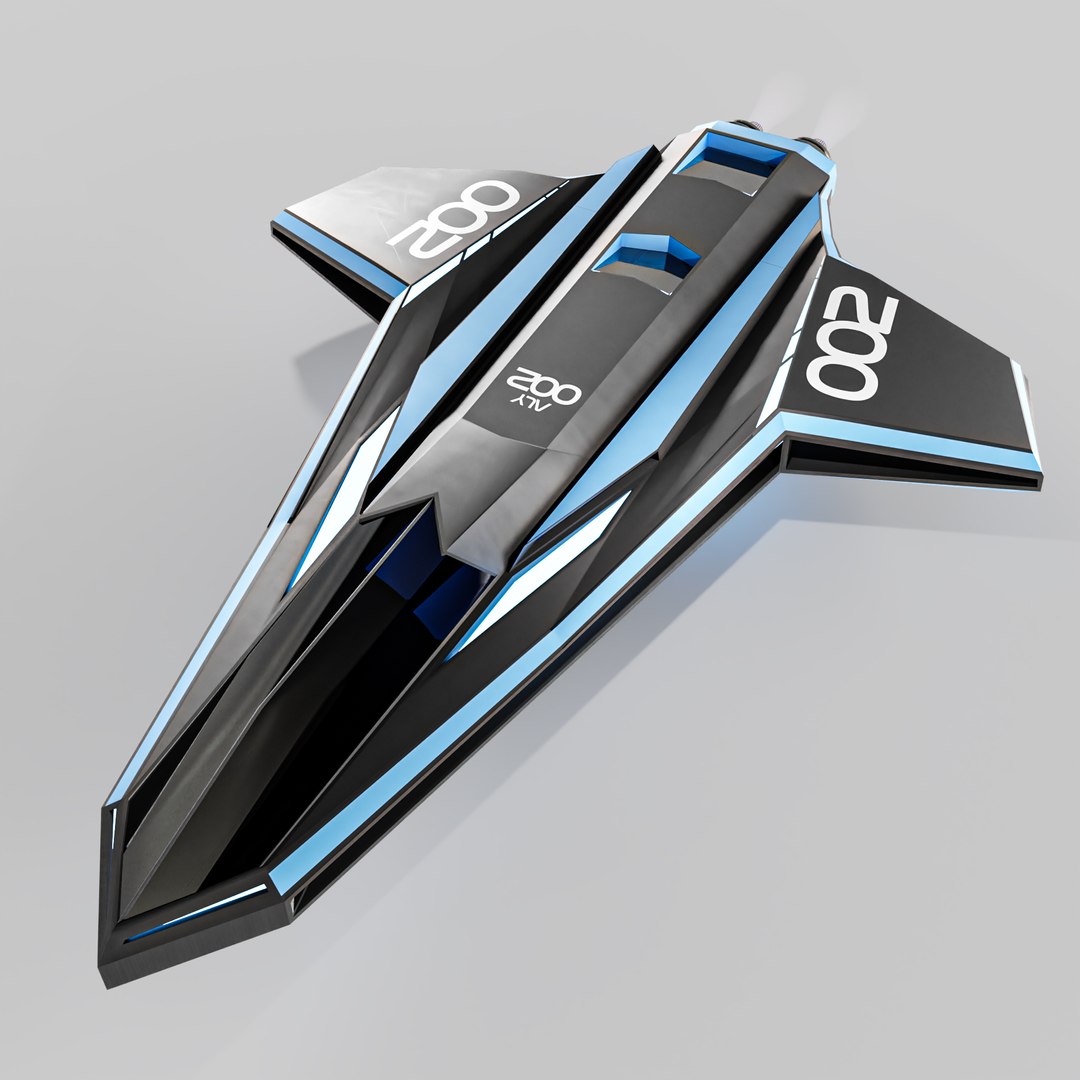 3D Space Ship Aly Model - TurboSquid 1946684