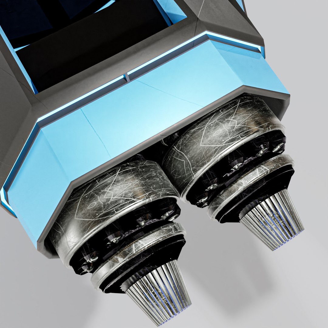 3D Space Ship Aly Model - TurboSquid 1946684