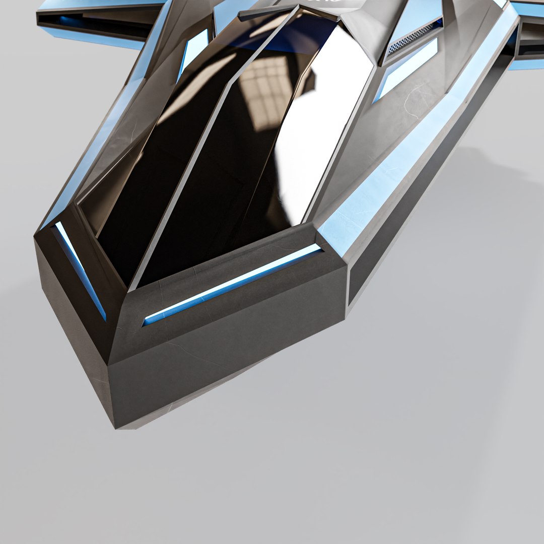 3D Space Ship Aly Model - TurboSquid 1946684