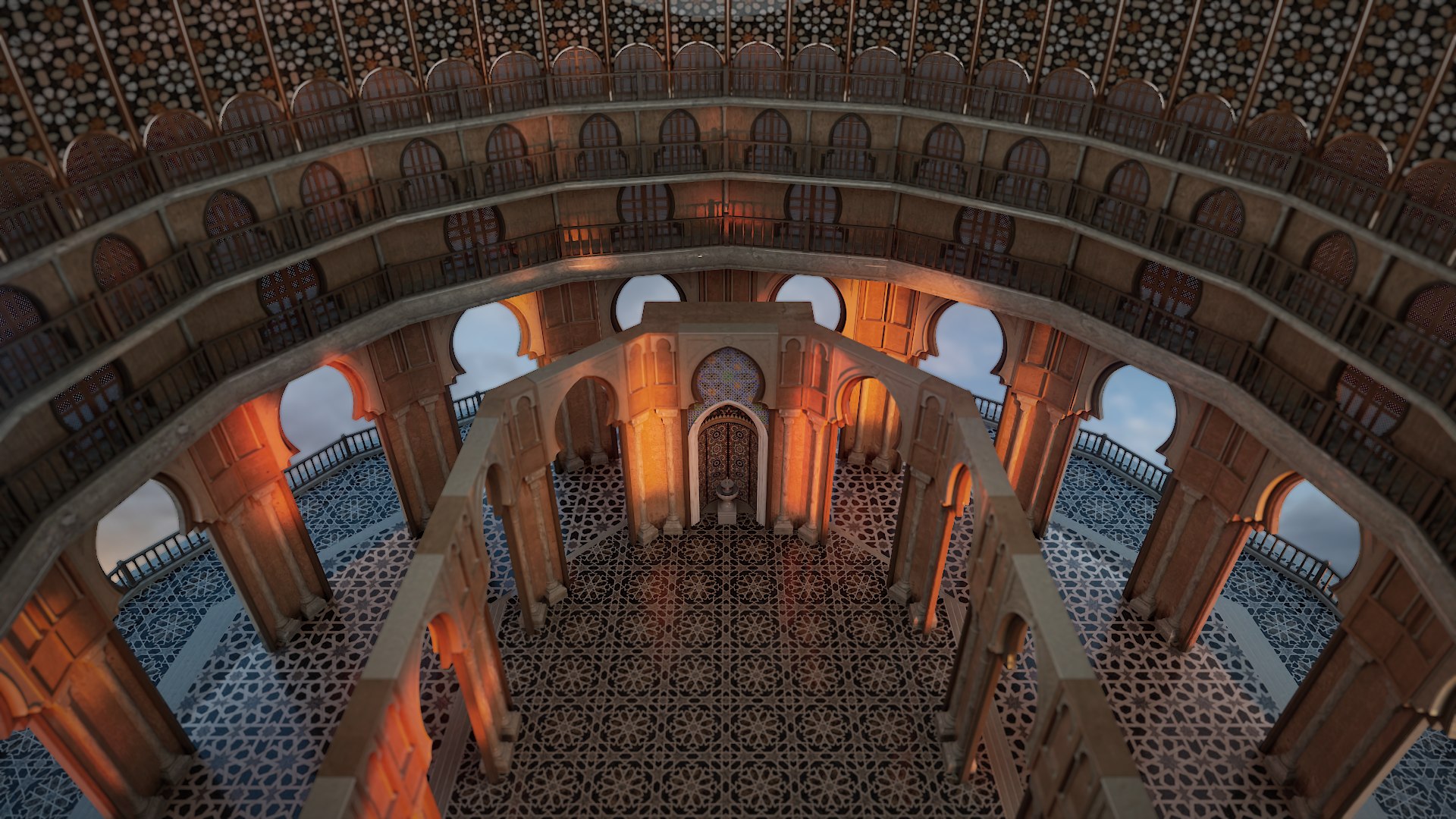 Arabic Islamic Dome 3D - TurboSquid 2268439