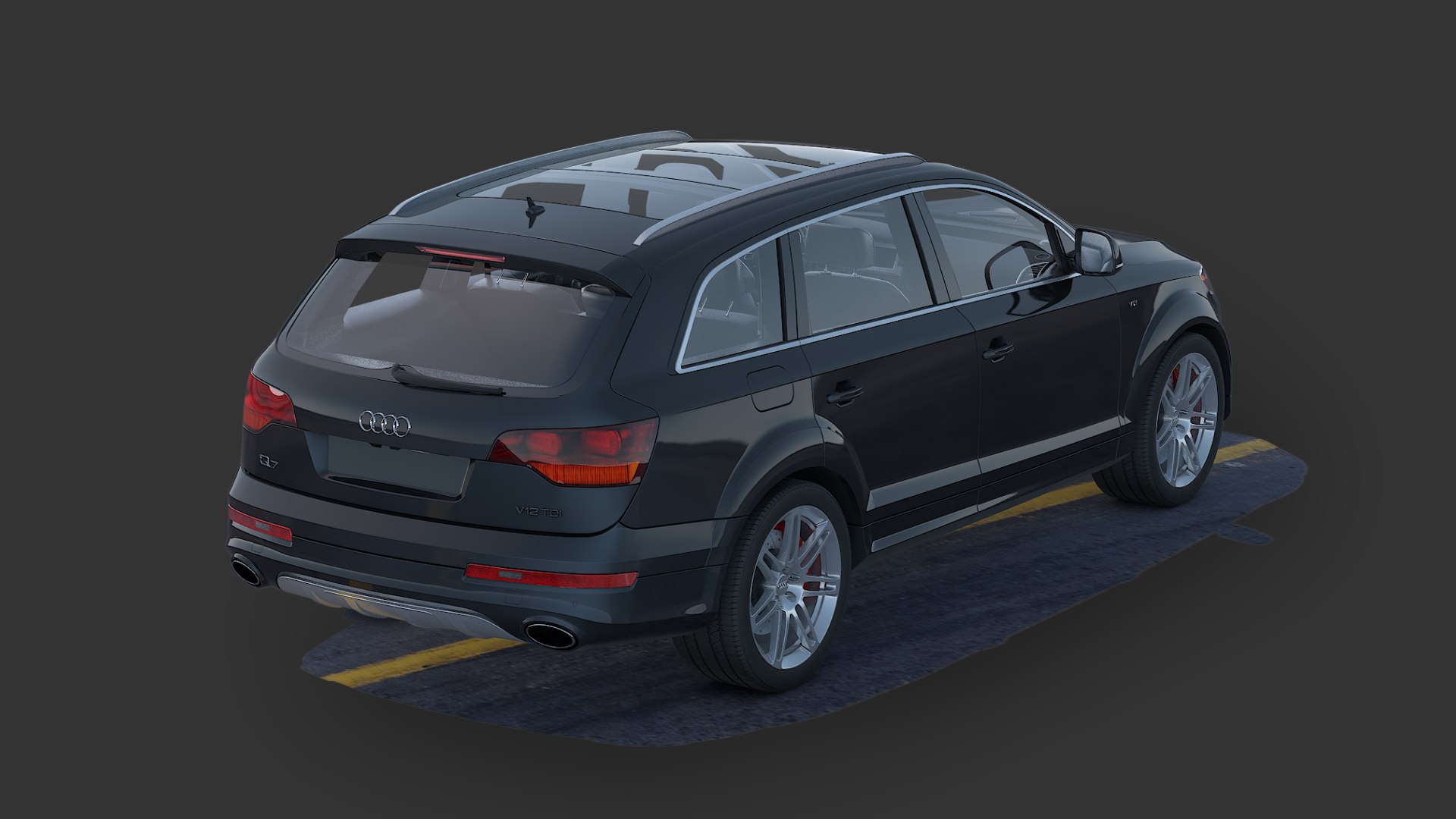 Audi Q7 V12 TDI 2009 3D Model - TurboSquid 2288939