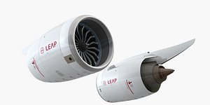 CFM Leap-1A喷气发动机3D模型 - TurboSquid 1156784