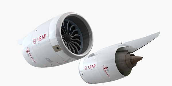 modelo 3d CFM Leap-1C Jet Engine Lite - TurboSquid 1225818