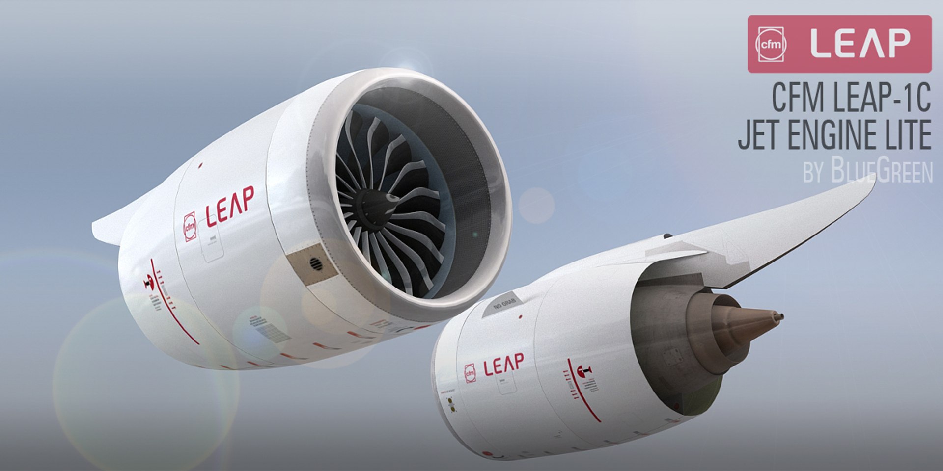 3D Cfm Leap-1c Jet Engine - TurboSquid 1225818