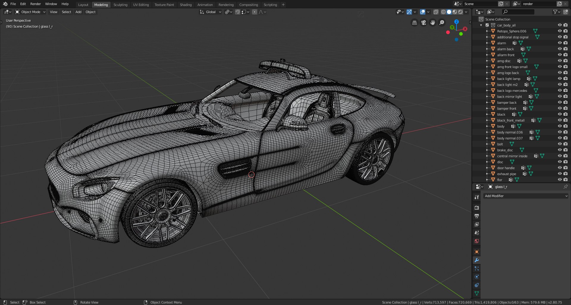 Mercedes Benz Amg 3D Model - TurboSquid 1501680