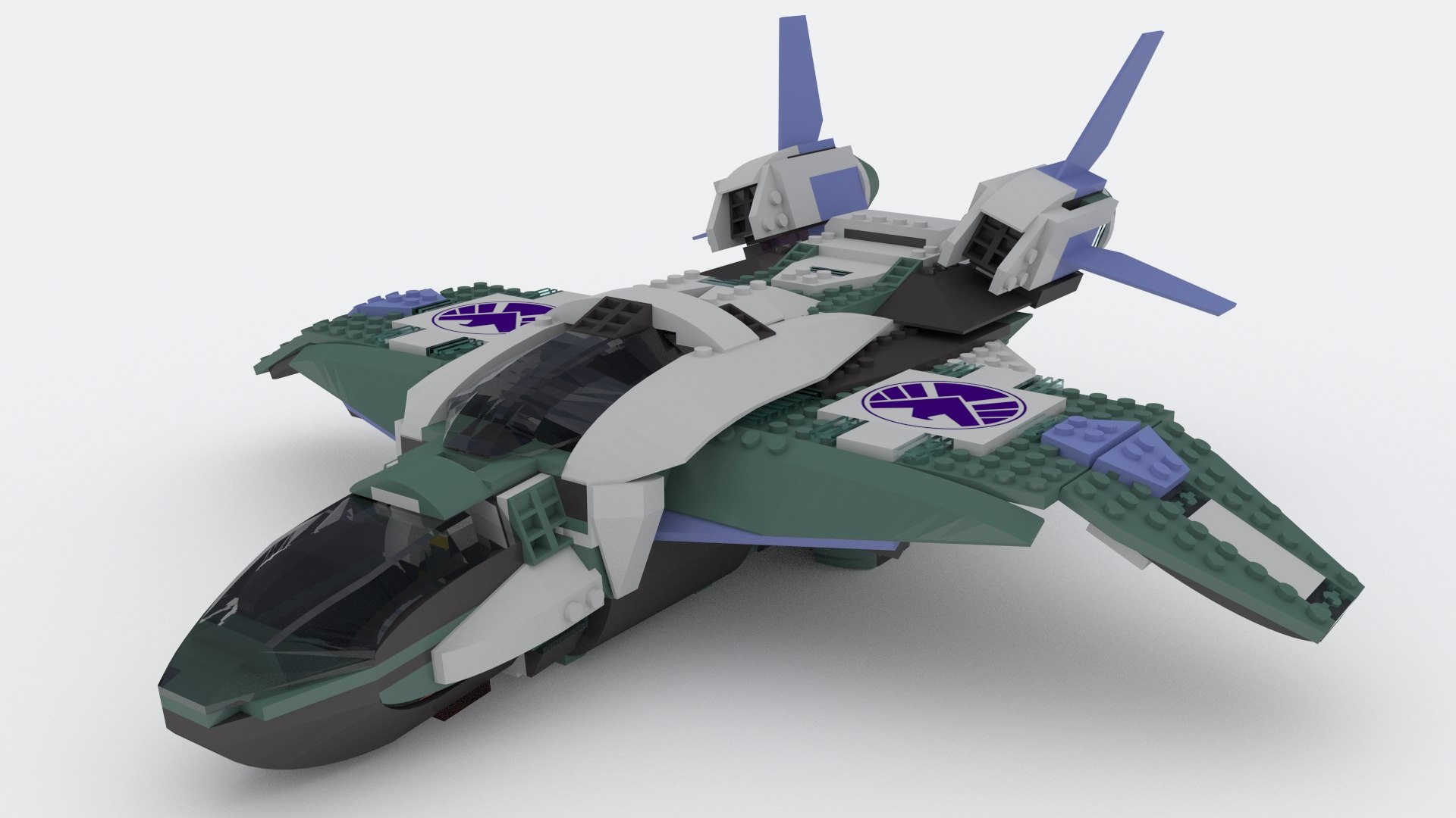Lego Quinjet 3d Model