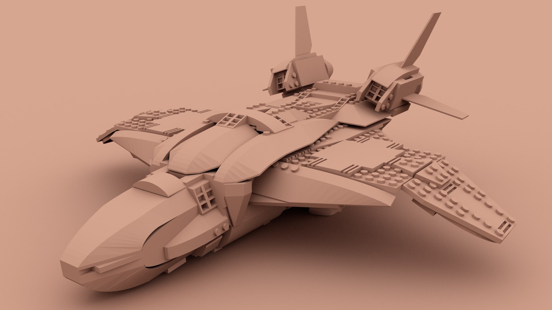Lego Quinjet 3d Model