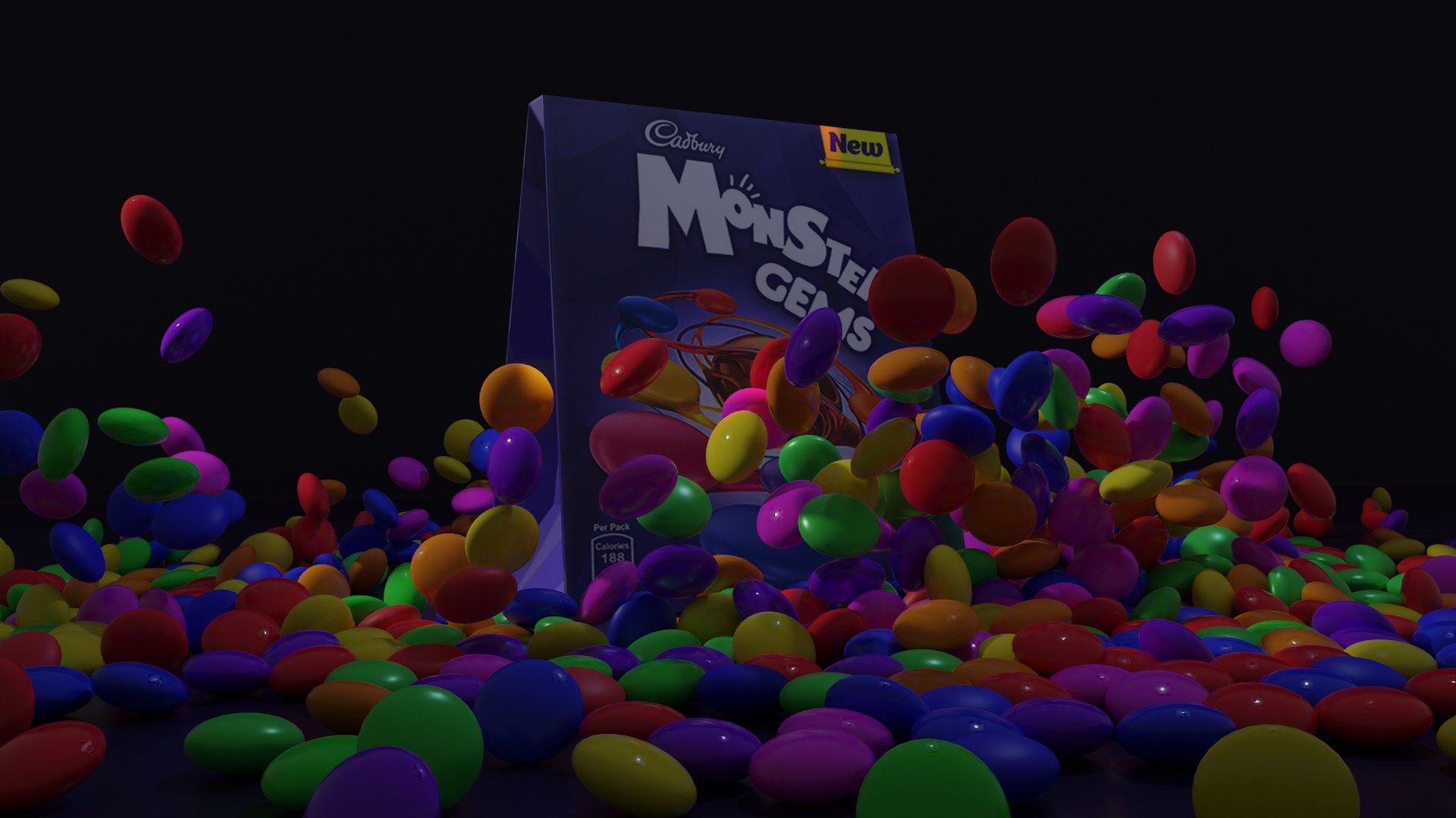 3D GEMS MONSTER - TurboSquid 1750429