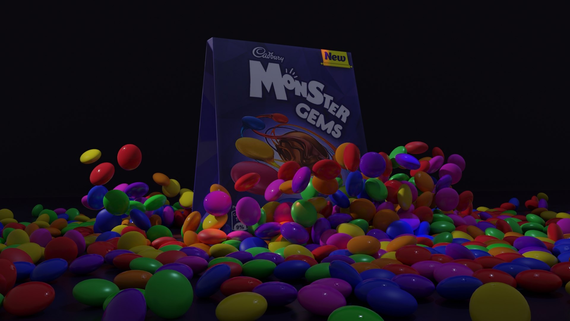 3D GEMS MONSTER - TurboSquid 1750429