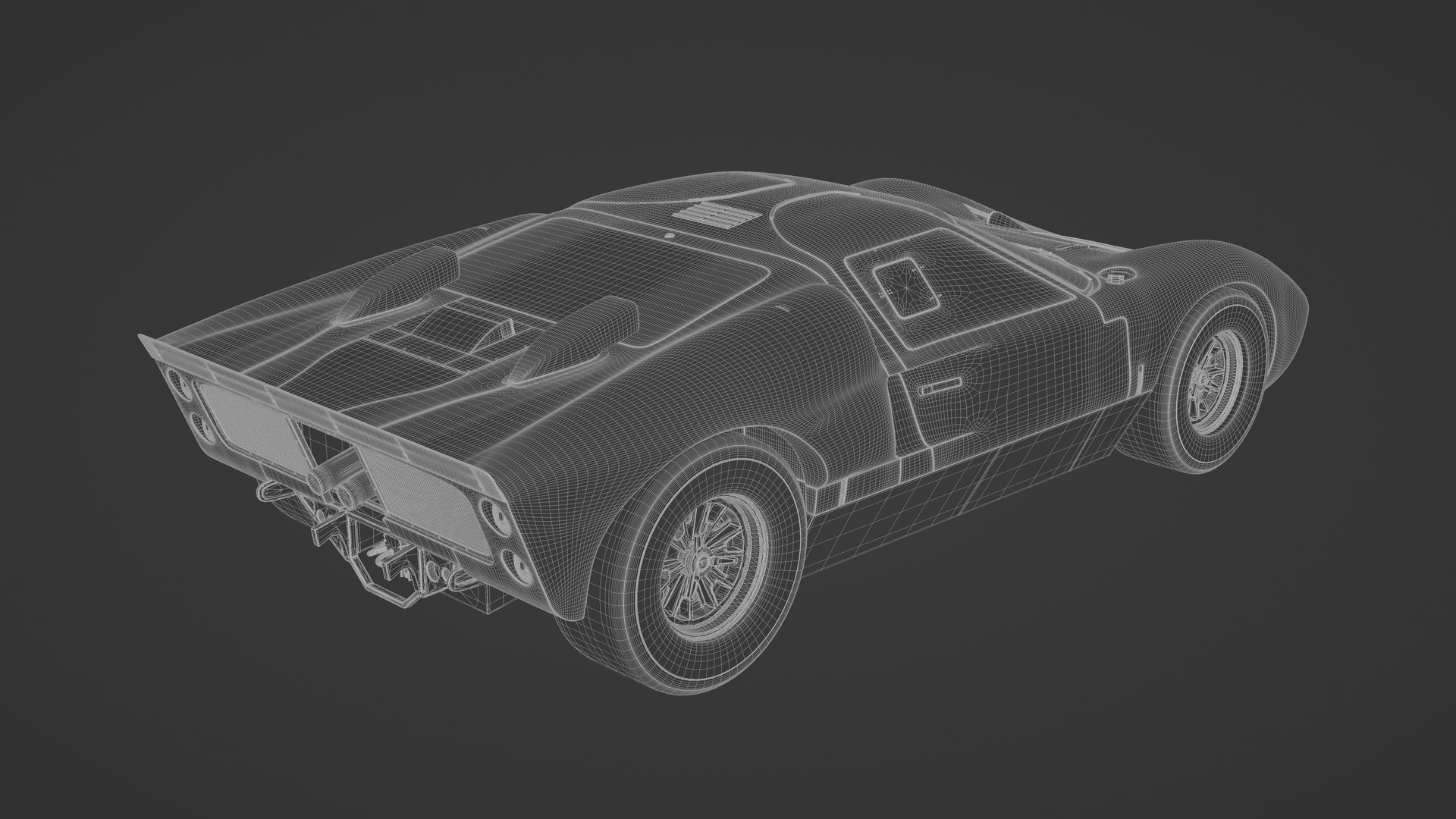 3D Ford GT40 Mk II - TurboSquid 2270847