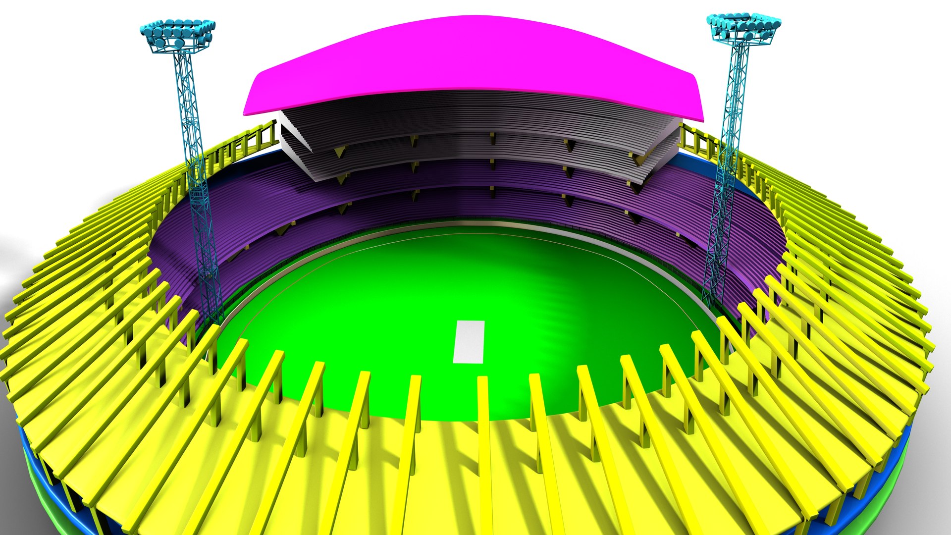 3D Cricket Stadium - TurboSquid 1830368