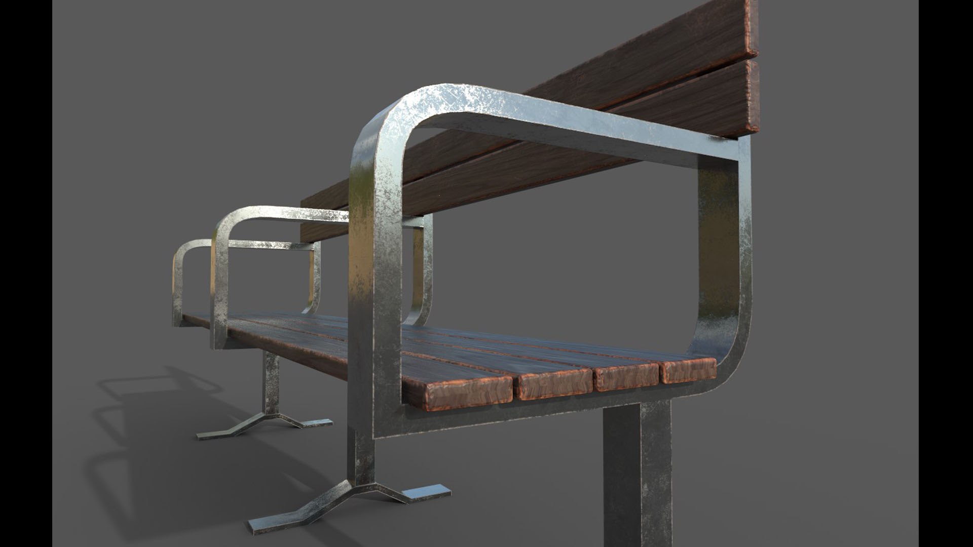 3D Model Bench Furniture Seat - TurboSquid 1598528