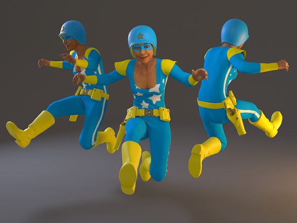 Superhero 3D Models for Download | TurboSquid