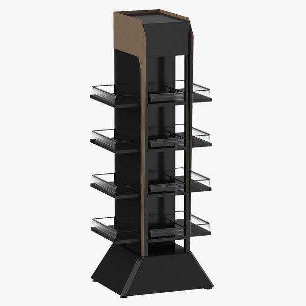 3D Kiosk Product Shelving Type 02 model - TurboSquid 1978576