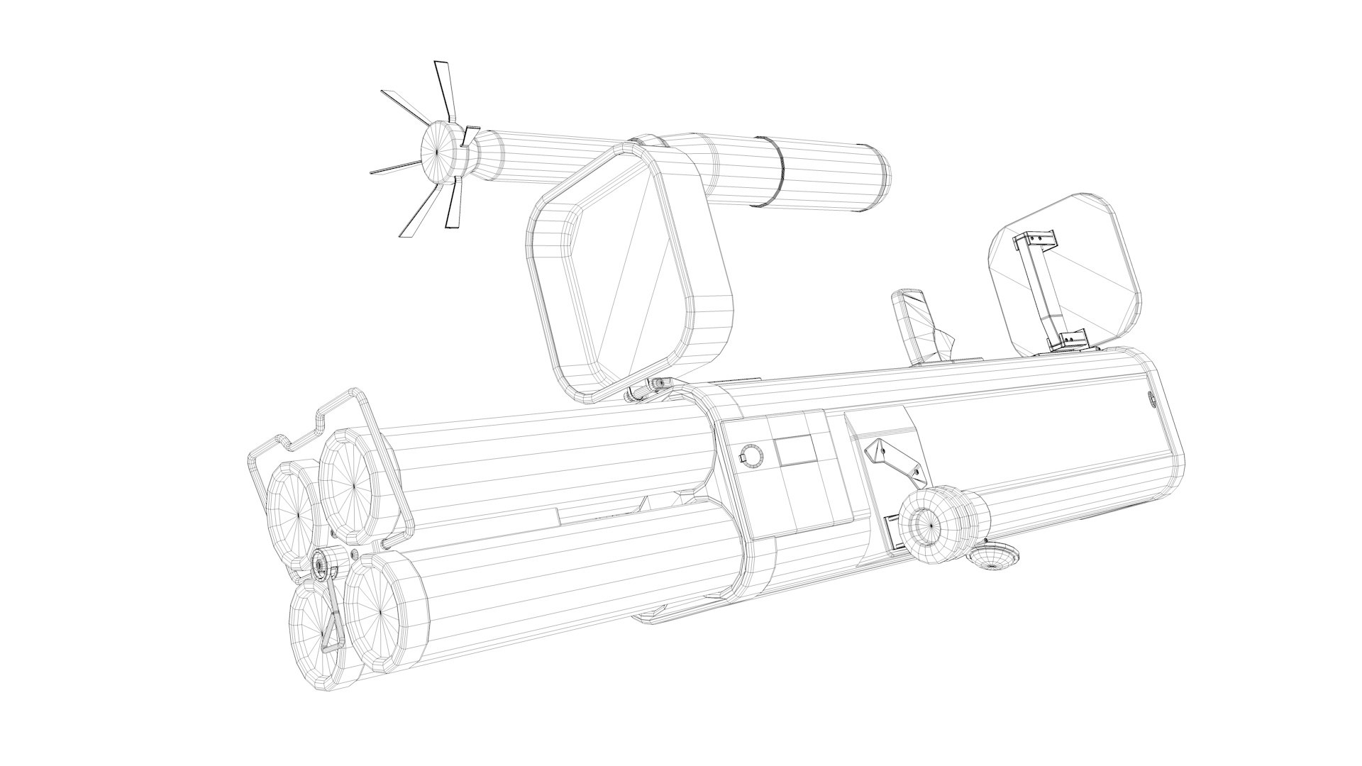 Incendiary Rocket Launcher M202A1 FLASH Set Dusty 3D - TurboSquid 1969755