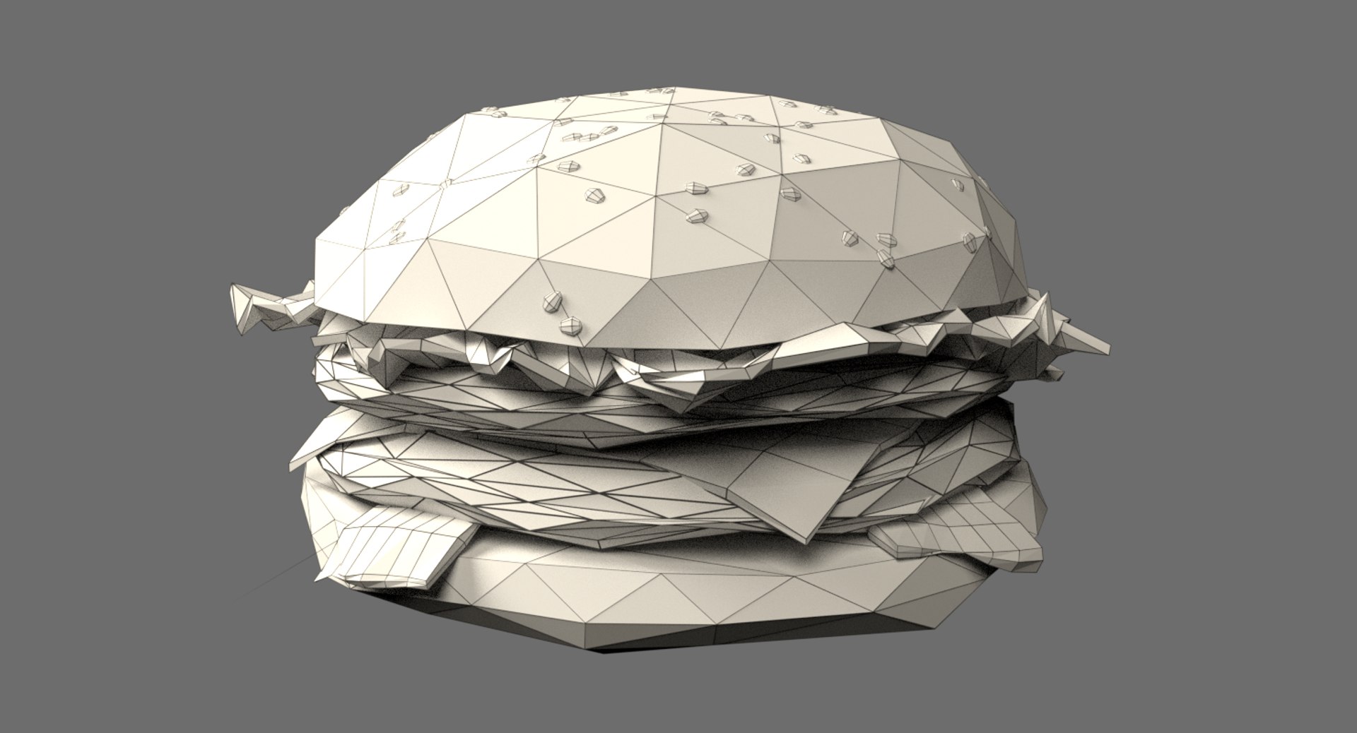 3D Model Cartoon Burger - TurboSquid 1365409