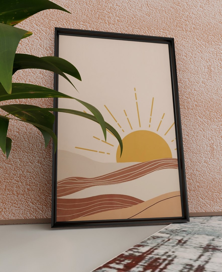 Free Sundown Serenity Boho Art 3D - TurboSquid 2164262