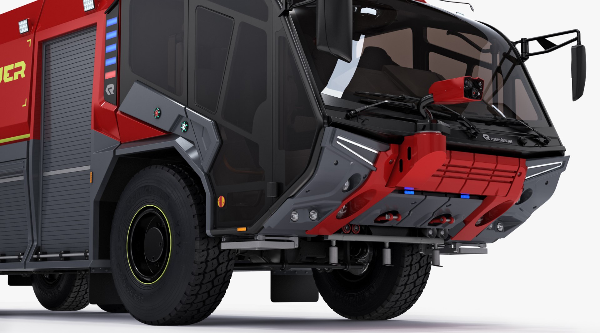 3d rosenbauer panther 6x6 new model