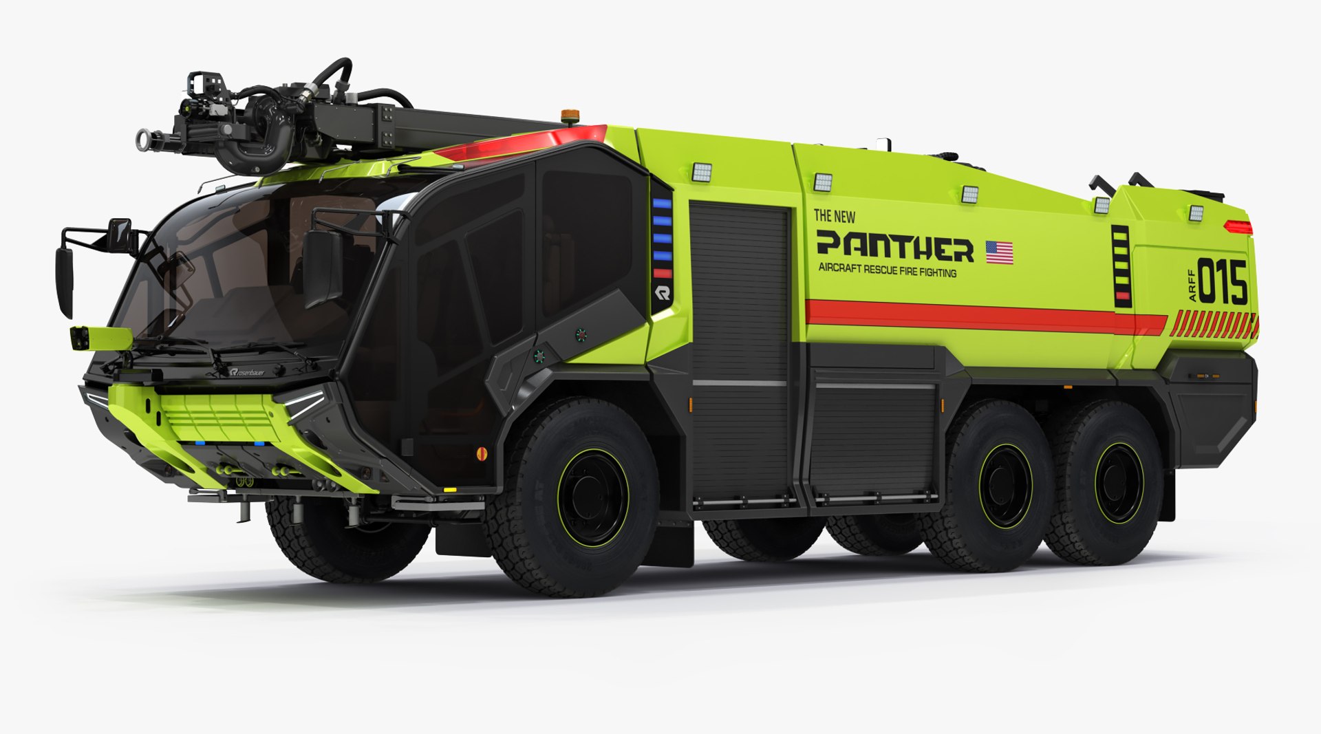 3d rosenbauer panther 6x6 new model