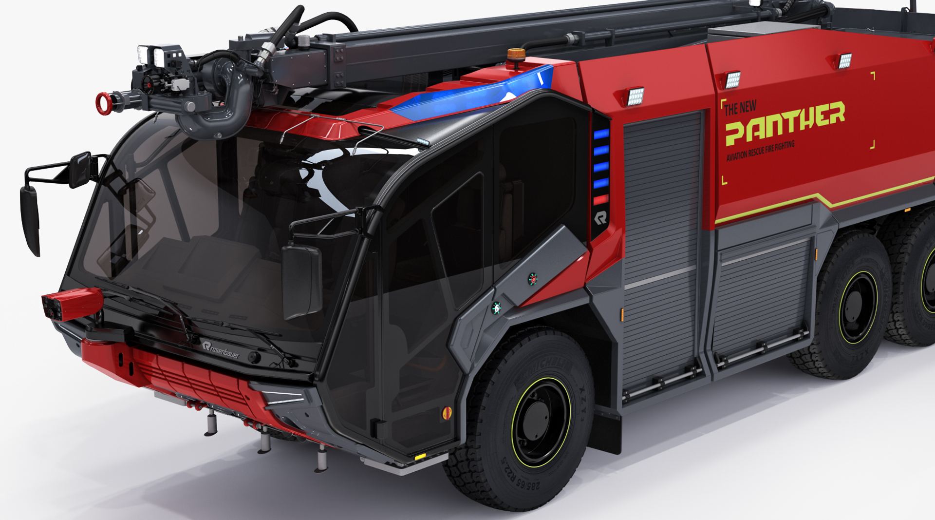 3d rosenbauer panther 6x6 new model