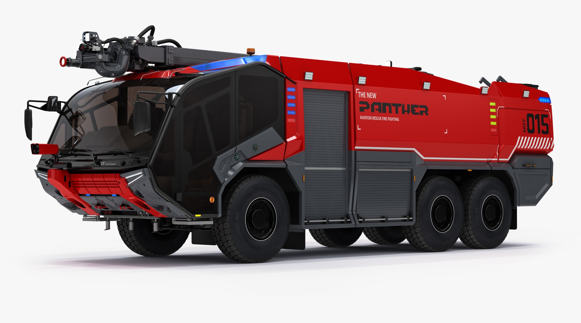 3d rosenbauer panther 6x6 new model