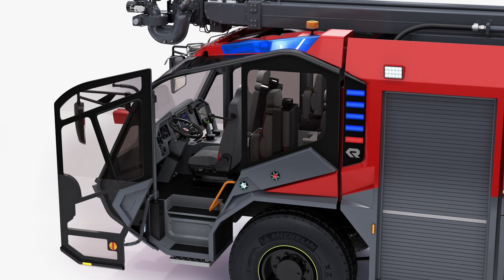 3d rosenbauer panther 6x6 new model