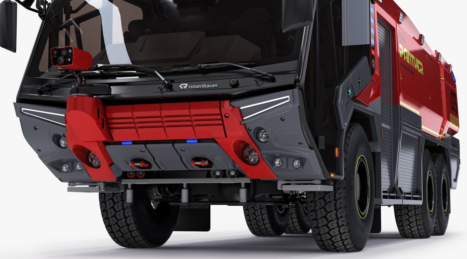 3d rosenbauer panther 6x6 new model