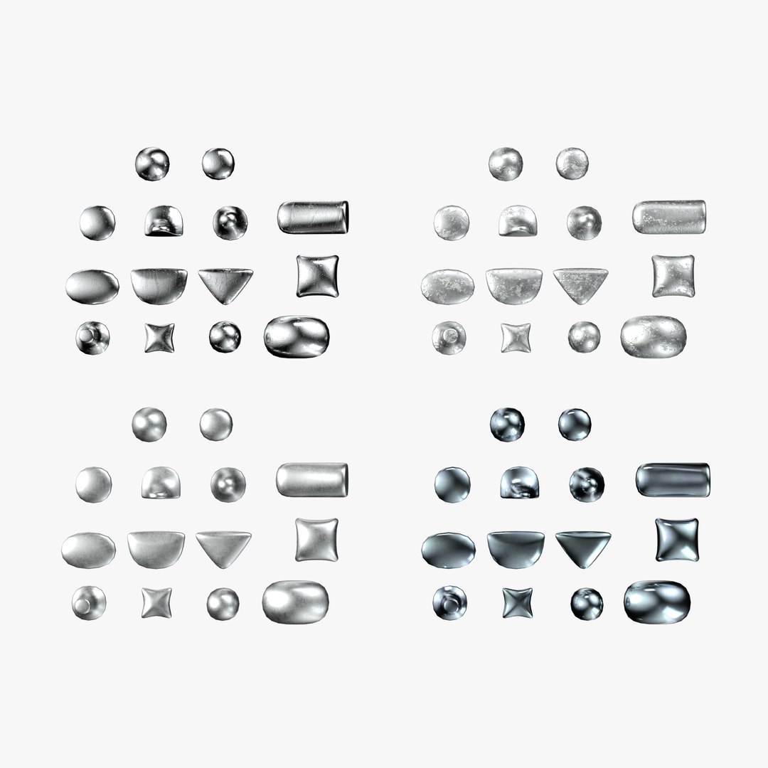 Board Solder Blocks Set 3D Model - TurboSquid 1611318