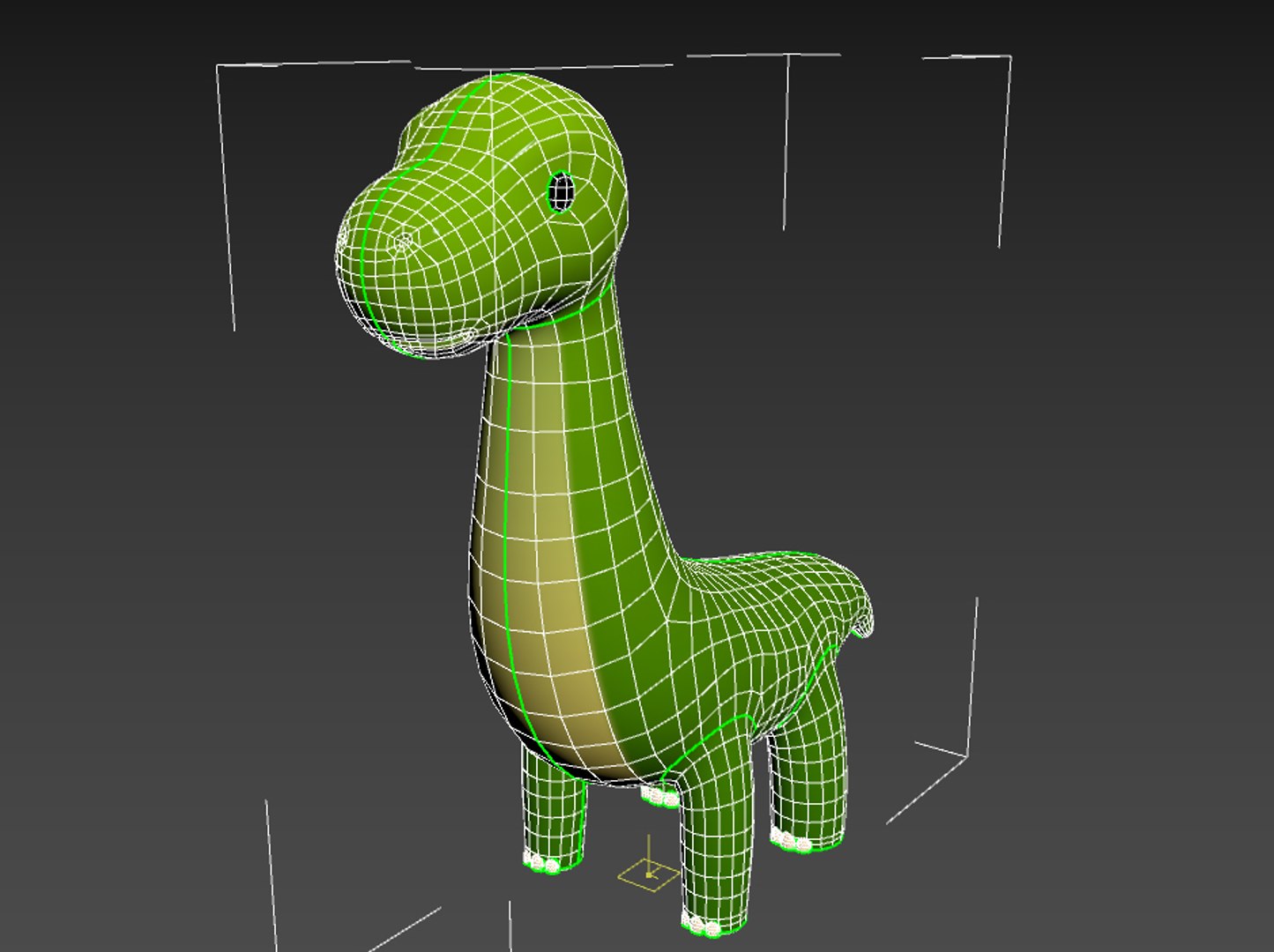 Dinosaur cartoon model - TurboSquid 1500599
